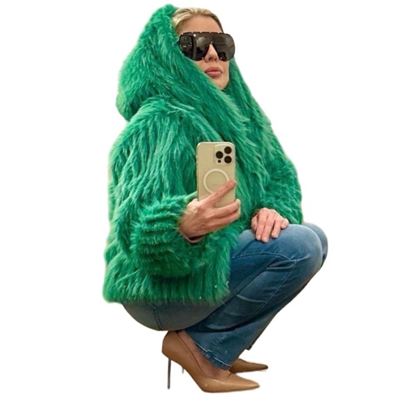 Lala Parker | Jackets & Coats | Lala Parker Thetwila Textured Faux Fur ...